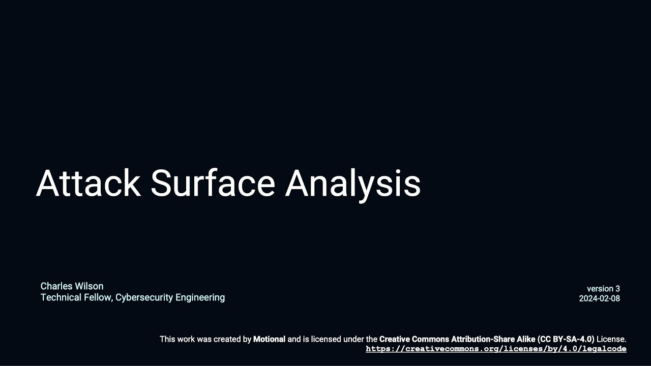 AVCDL attack surface analysis - YouTube