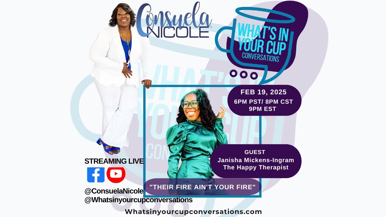 What’s In Your Cup Conversations w/Janisha AKA The Happy Therapist ...