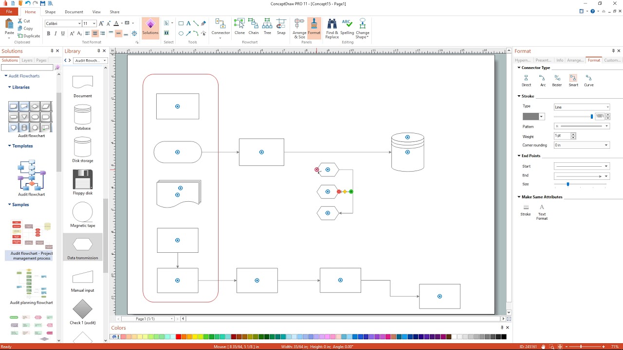 How to Draw an Audit Flowchart - YouTube