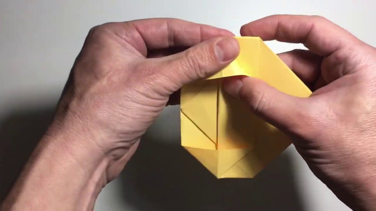 An origami BBQ ..... well almost .... - YouTube