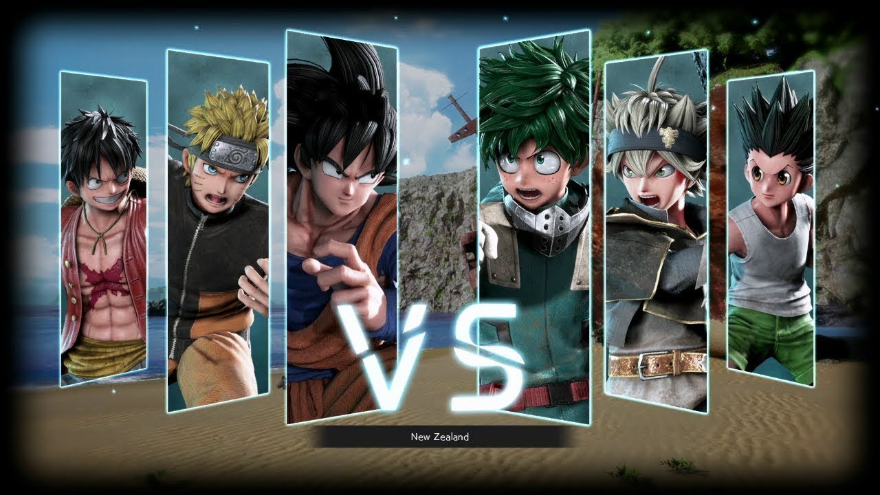 Super Saiyan Blue Goku, Naruto, Luffy vs Midoriya, Asta, Gon JUMP FORCE ...