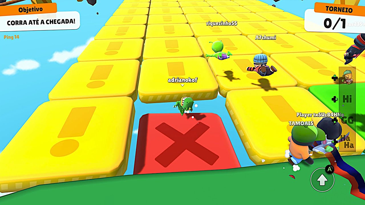 Stumble Guys TILE FALL - YouTube