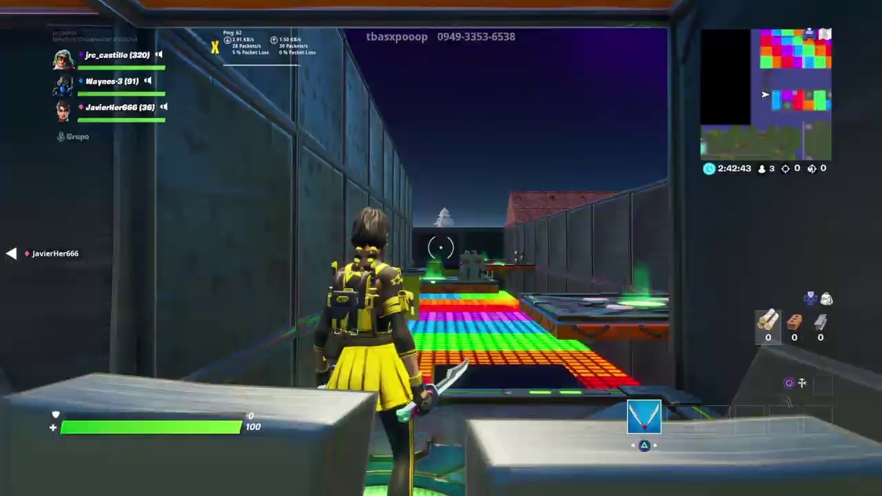 Parkour Fortnite Beatles - YouTube