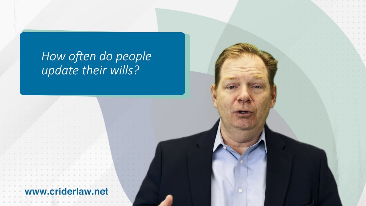 How often do people update their wills? - YouTube