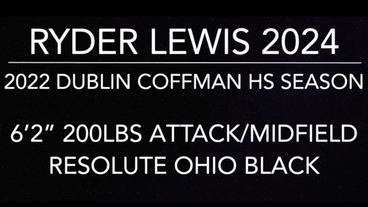 Ryder Lewis c/o '24 2022 Highlights Coaches Cut - YouTube