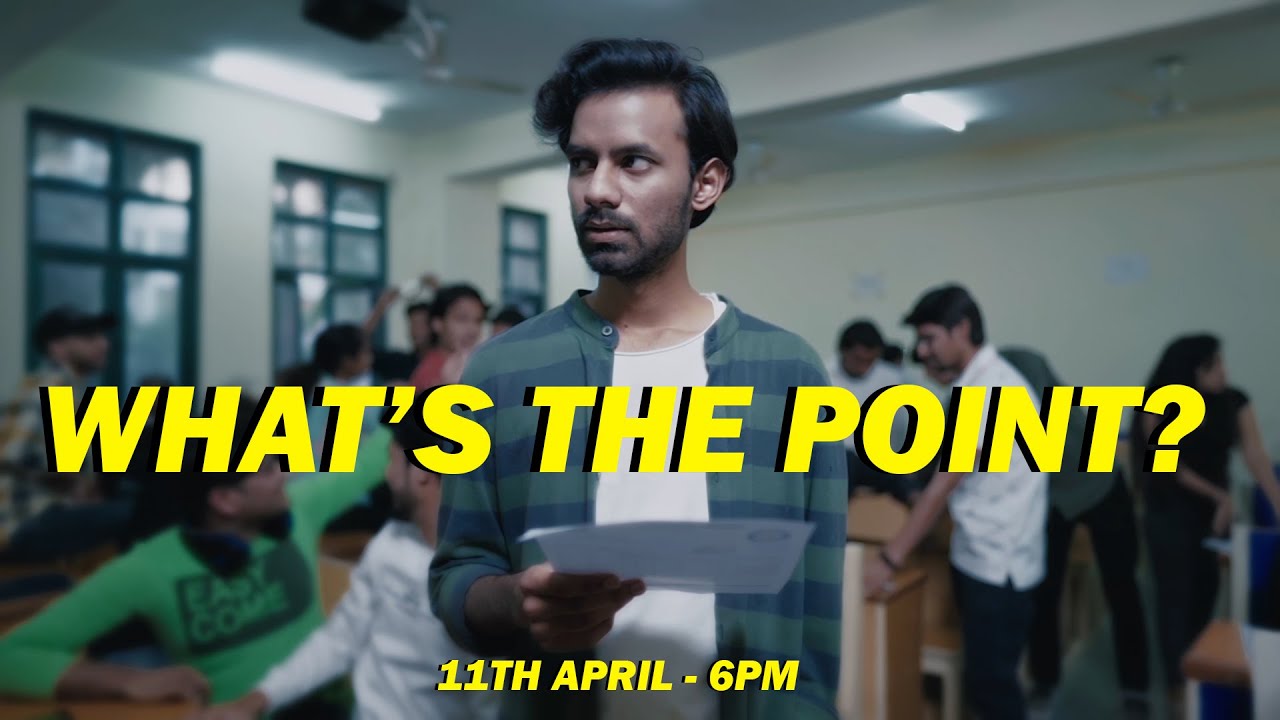 WHAT'S THE POINT - TEASER - 11th APRIL - 6 PM - YouTube
