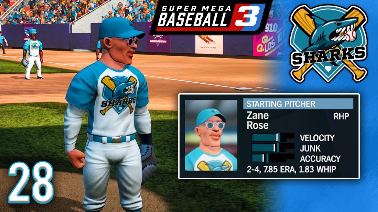 A Big Challenge for Rookie SP Zane Rose - Super Mega Baseball 3 ...