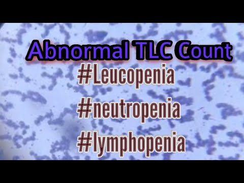 abnormal TLC Count under microscopic Slide(Leucopenia, neutropenia ...