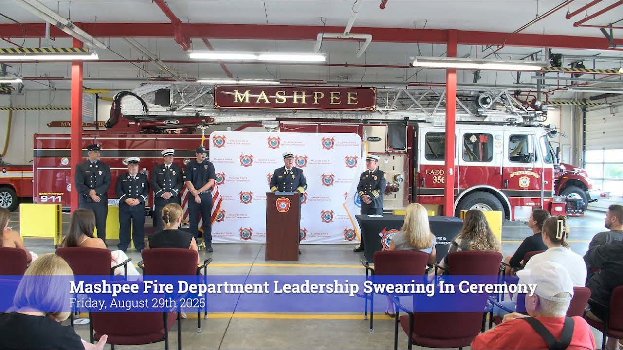Mashpee Fire Department Dedication Ceremony - YouTube