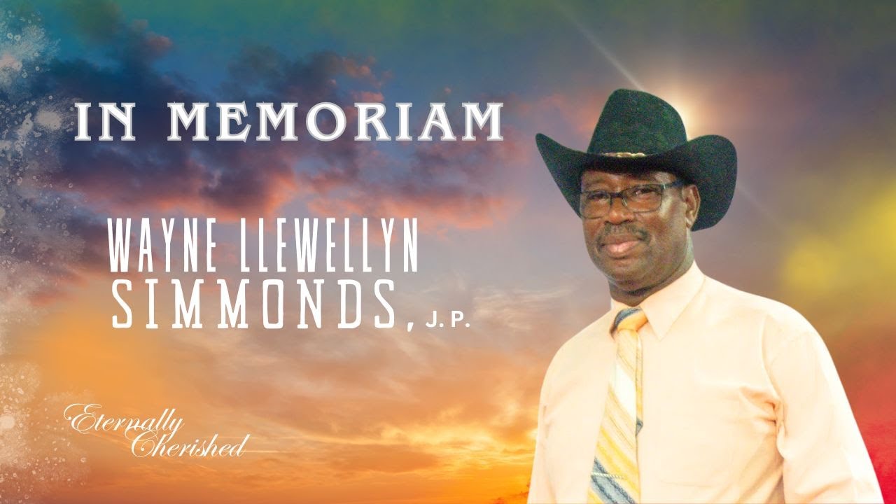 A Celebration of LIfe - Wayne Llewellyn Simmonds, JP - YouTube