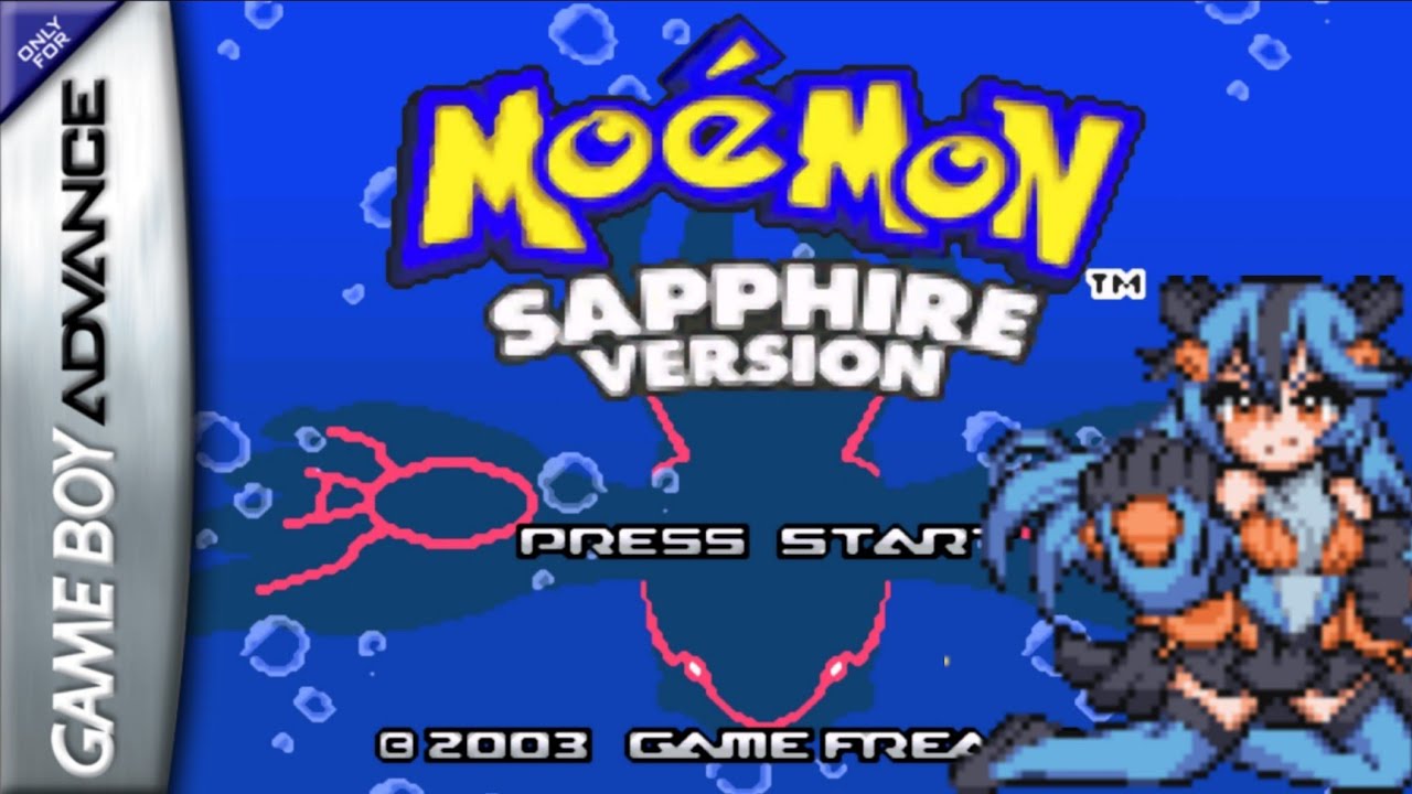 Pokémon Moemon Sapphire Hack Rom GBA Con Todos Los Pokémon Reemplazados ...