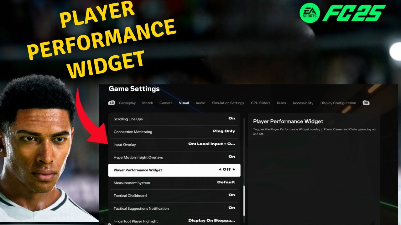 FC 25 How to Turn player Performance Widget - YouTube