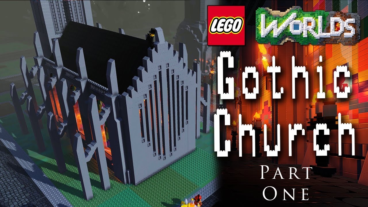 LEGO Gothic Cathedral Part 1: Designing and Building in Lego Worlds ...