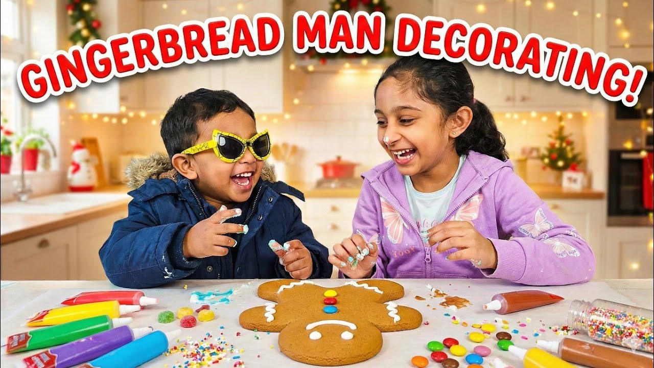 DIY: Decorating Gingerbread Man Tutorial | Holiday Baking Fun! - YouTube