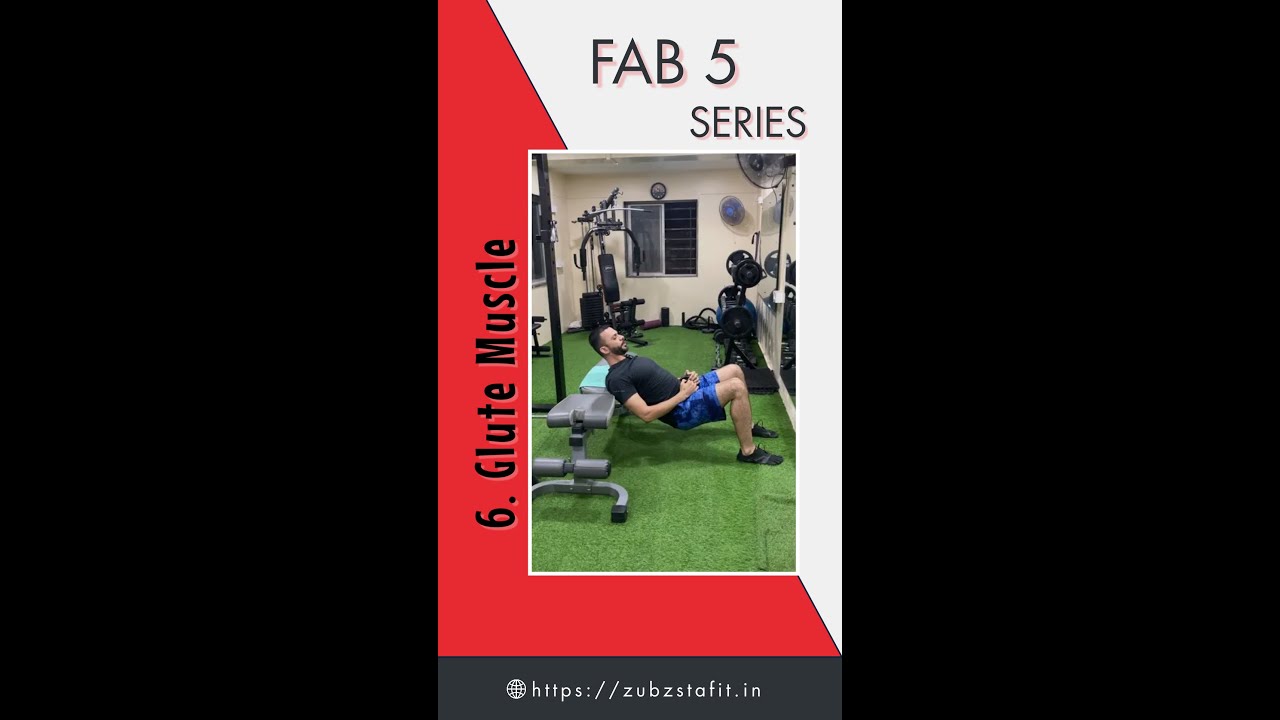 FAB 5 SERIES - 5 EXERCISES FOR THE "GLUTES" - YouTube