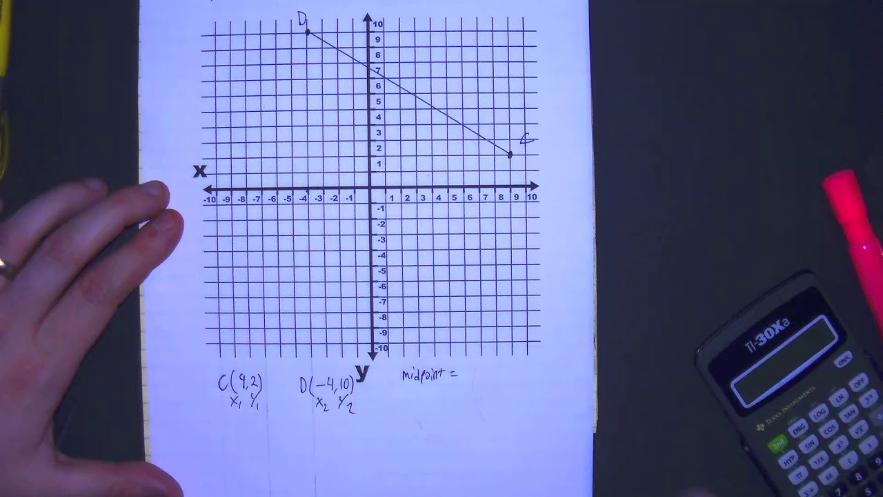 MIdpoint Formula Graph 2 - YouTube