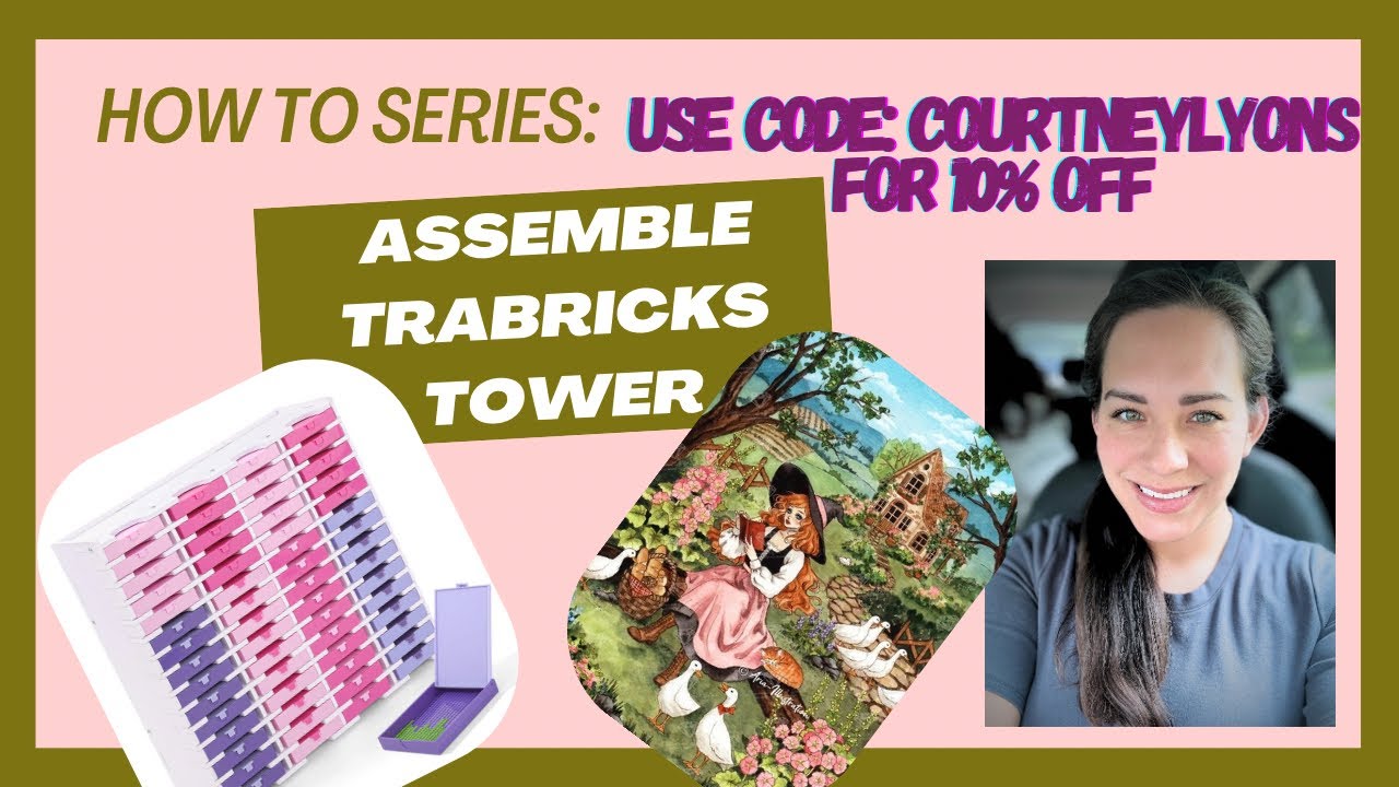 How to Assemble a Cateared Trabricks Tower for Diamond Painting + Shown ...