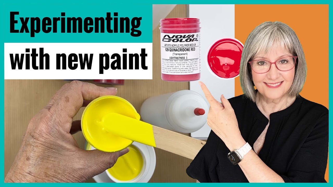 Gel Printing with Nova Color Paint - YouTube
