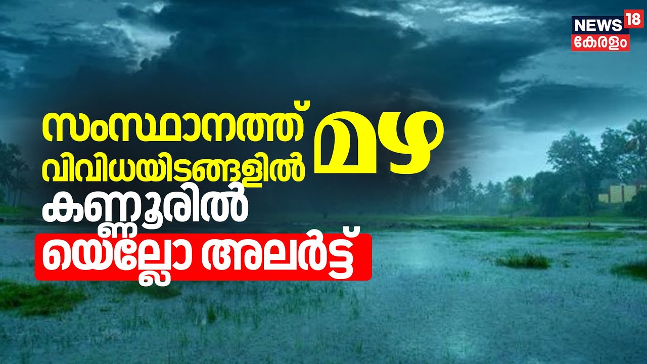 Kerala Rain 2024 | 'സംസ്ഥാനത്ത് വിവിധയിടങ്ങളിൽ മഴ' Kannurൽ യെല്ലോ അല ...
