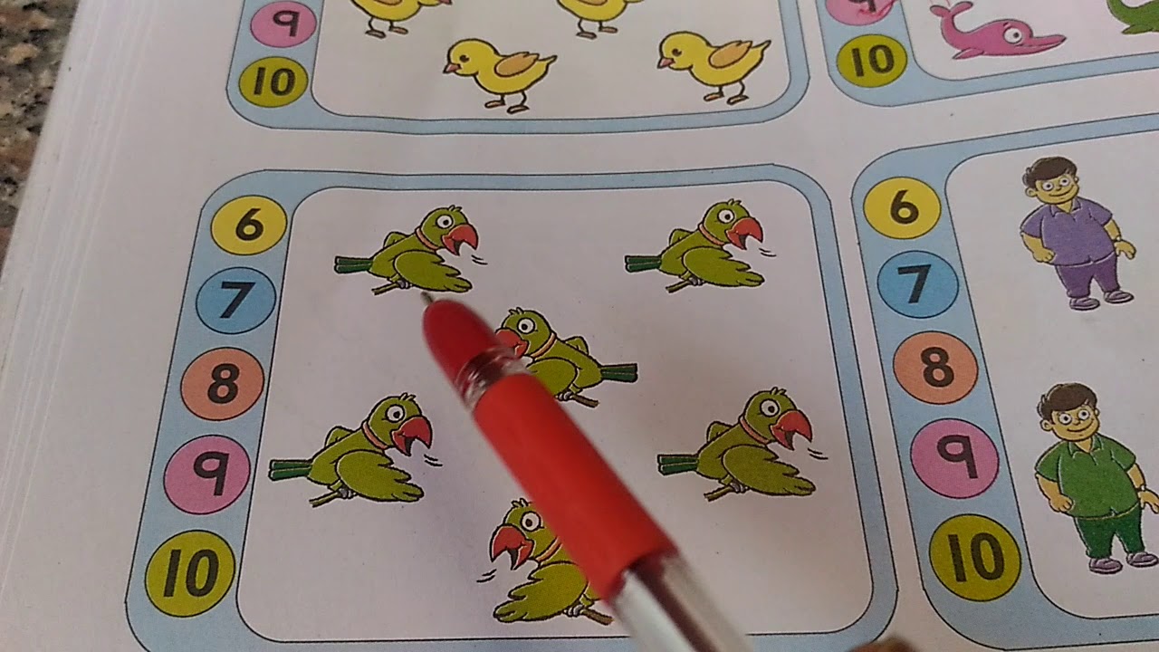 COUNT THE OBJECT AND TICK THE CORRECT NUMBER - WORKSHEET - YouTube