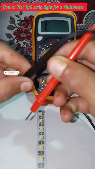 How to Test LED strip for Multimeter #viral #shorts_video #subscribe# ...