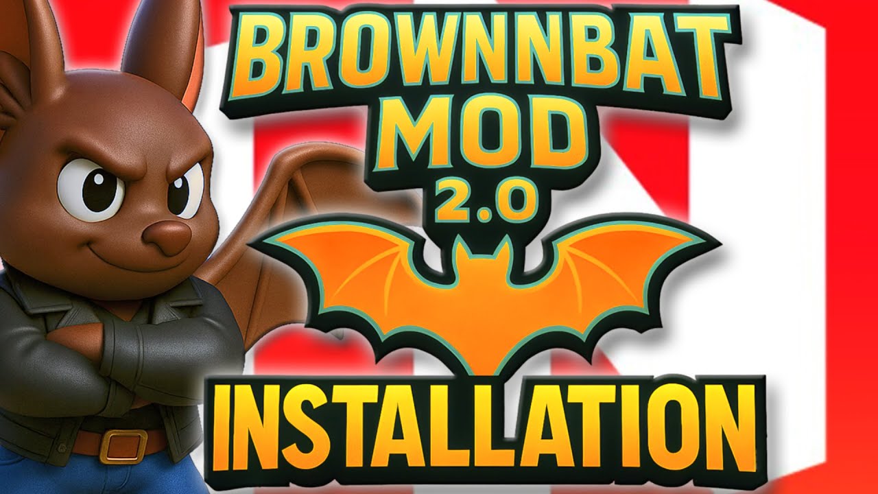 Brown Bat Mod 2.0 Download / Install Guide [OLD VERSION] - YouTube