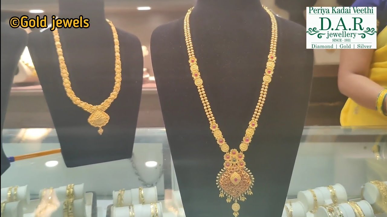 Flower kasu malai | light weight collection|DAR Jewellery Coimbatore ...
