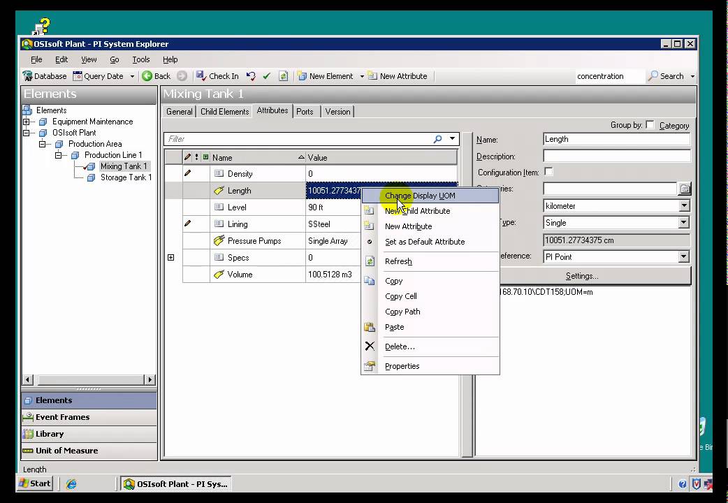 OSIsoft: Configure the PI point data reference, Part 2. v2010 - YouTube