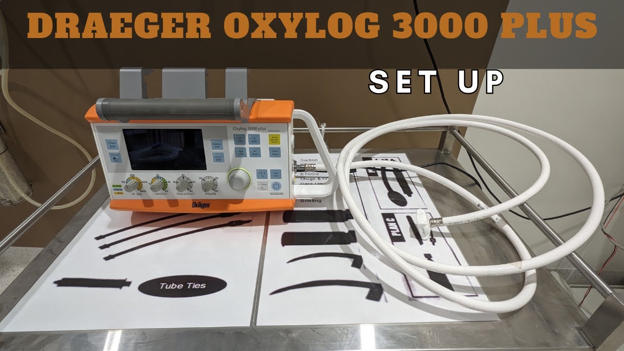 Oxylog 3000 Plus Ventilator - How To Set Up For Use - YouTube