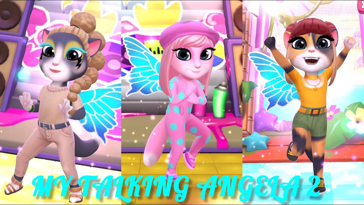 It's me, Angela, let's dance💃💃💃My Talking Angela 2 - YouTube