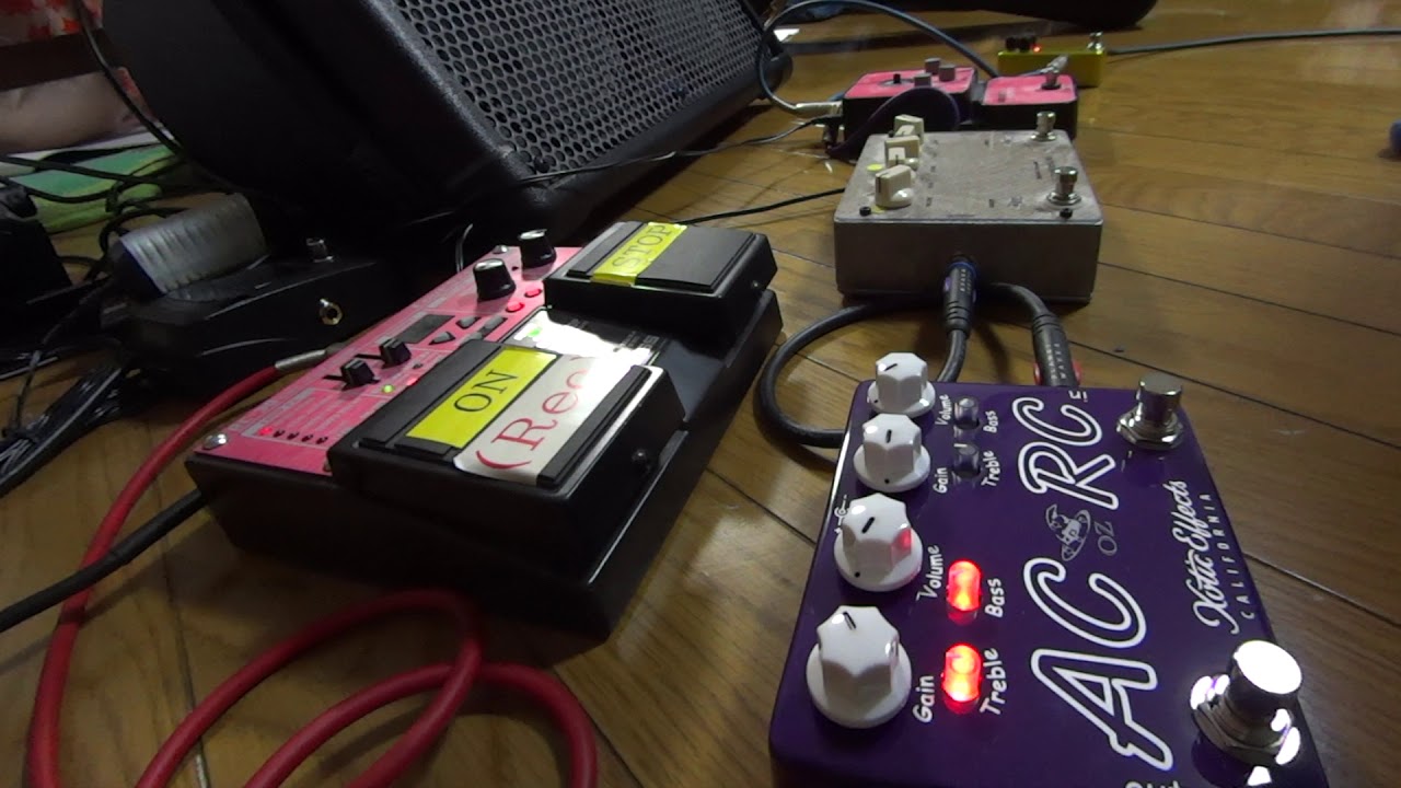 Xotic AC/RC-OZ を弾いてみました。 AC/RC-OZ - Oz Noy Limited Edition Boost ...