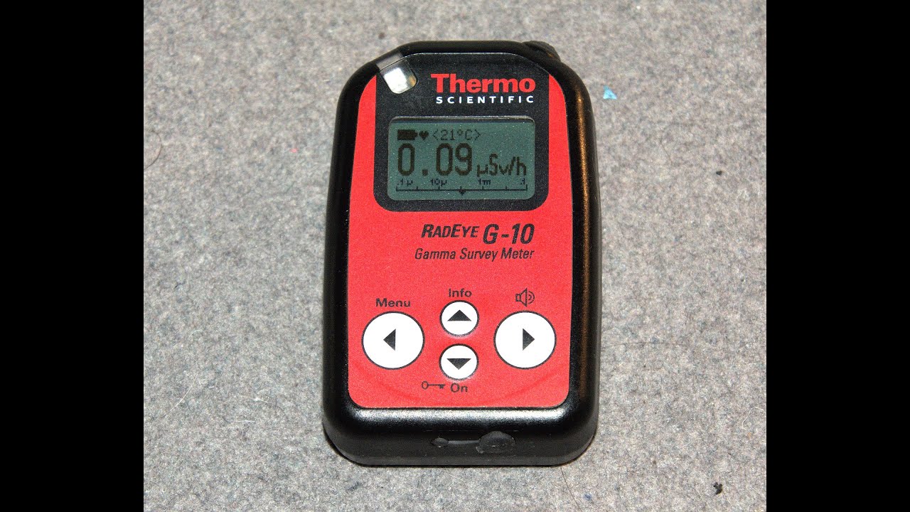 dozymetr indywidualny RadEye G-10 Gamma Survey Meter - YouTube