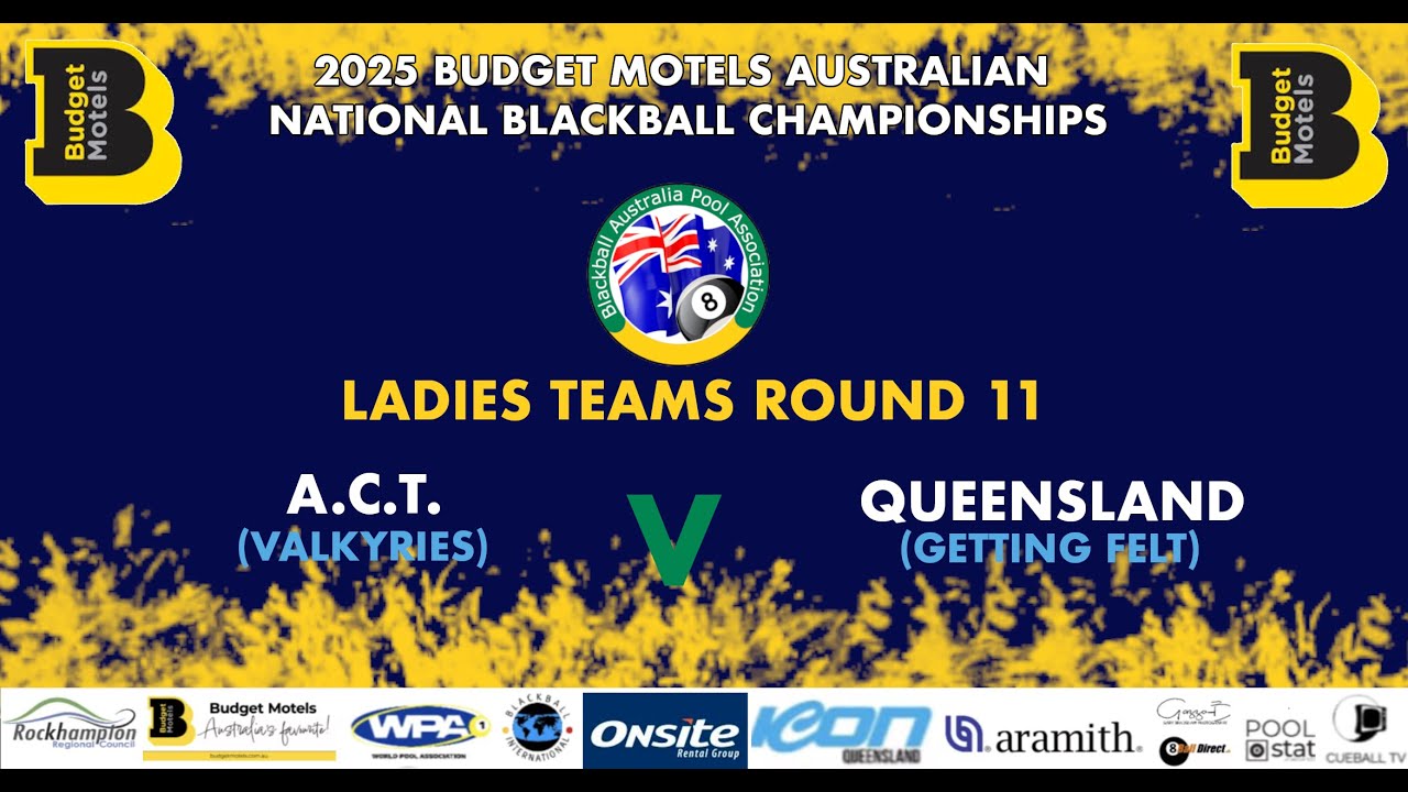 Australian Championships 2025 : Ladies Teams Round 11 - ACT Valkyries v ...