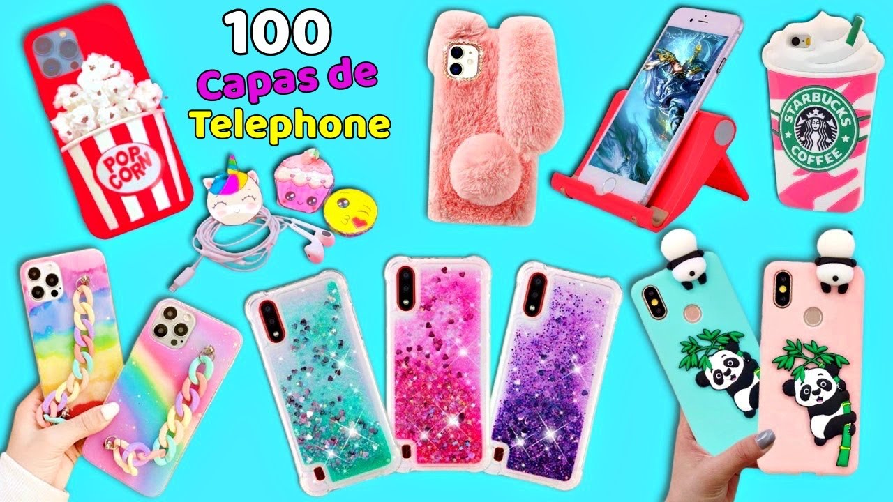 100 INCRÍVEIS TRUQUES DE VIDA COM CAPAS DE TELEFONE DIY! PROJETOS DIY ...