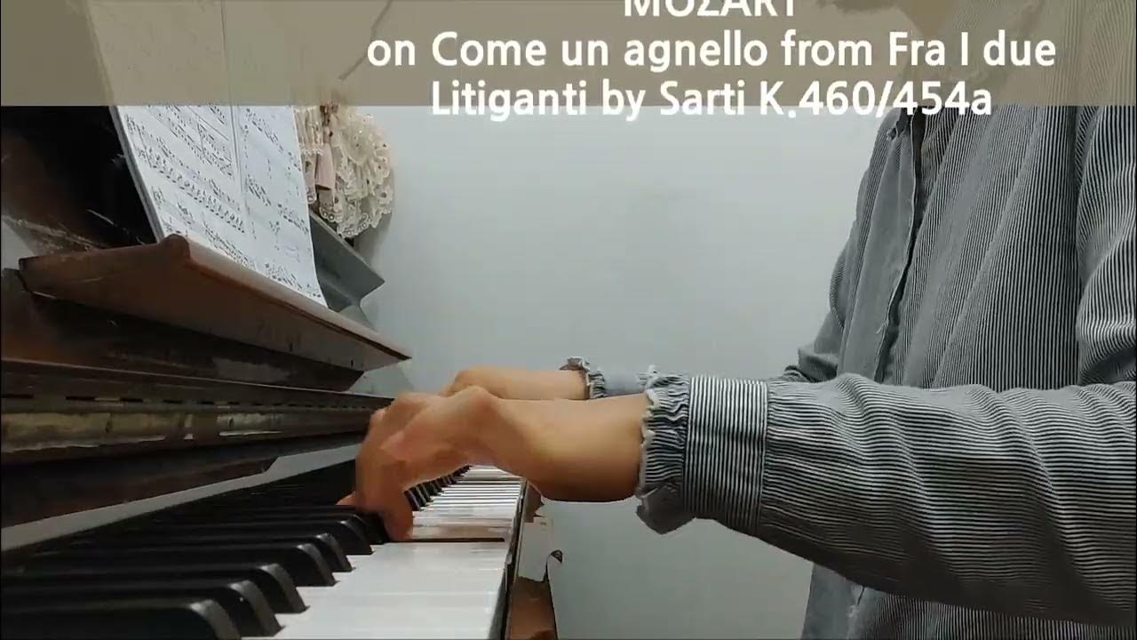 MOZART on Come un agnello var 10 practice - YouTube