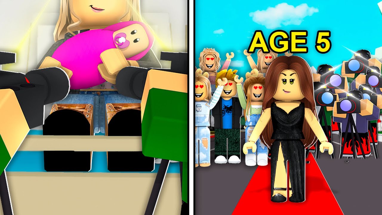 FAMOUS CHILD At Birth.. (Roblox) - YouTube