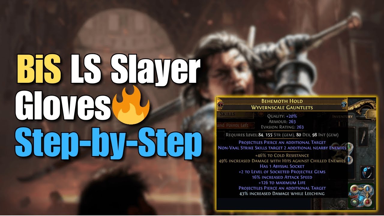 How to Craft BiS Gloves for LS Slayer 🔨 Step-by-Step Guide | PoE 3.25 ...