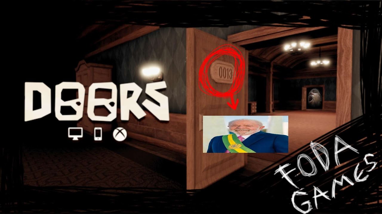 DOORES HARD MODE COM 4 RETARDADOS (Roblox) - FODA GAMES - YouTube