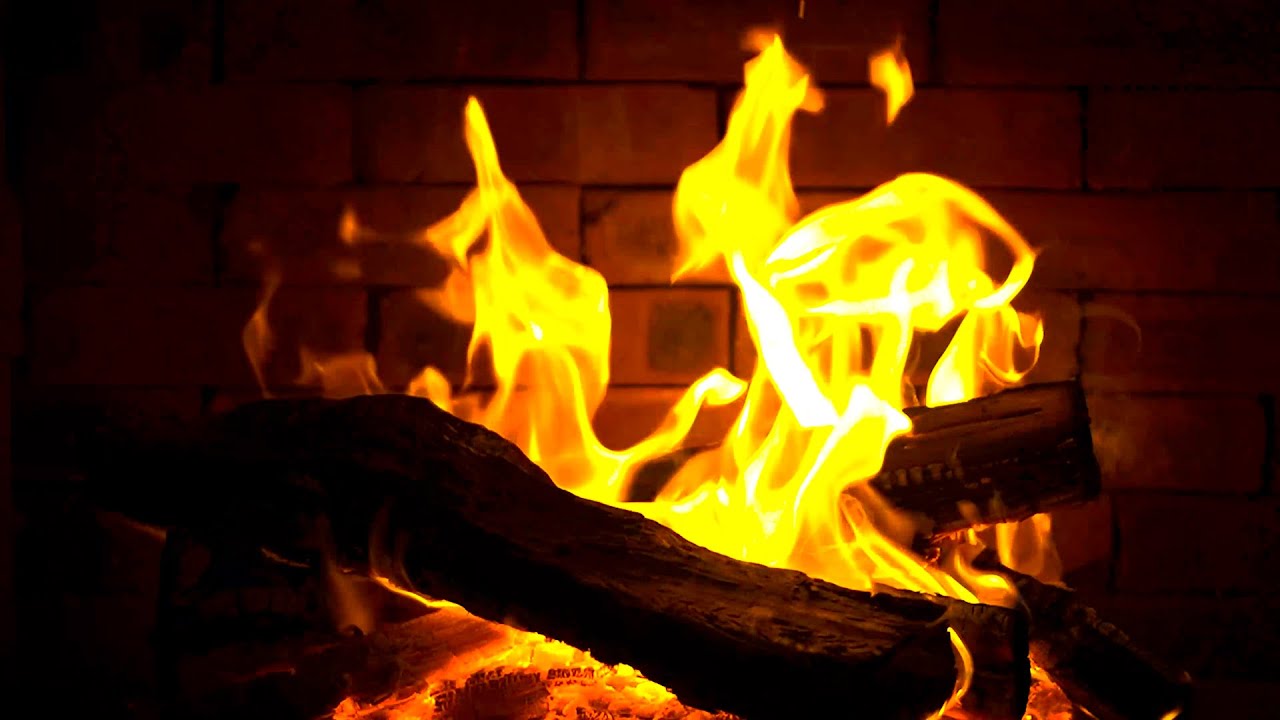 The Sound Of Fire Flickering Inside The Fireplace, The Sound Of ...