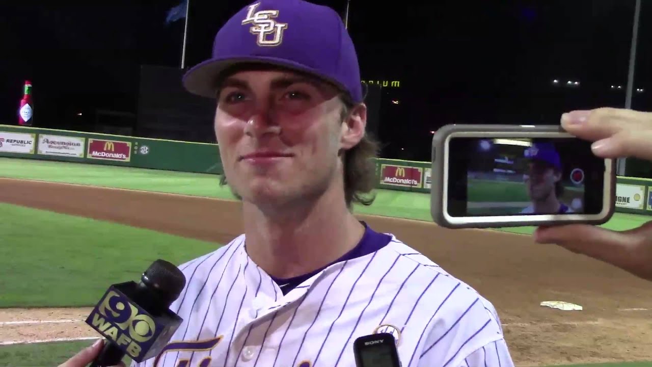 LSU 2B Jared Foster not sure how he helped trigger a 1-4-6-3 DP, but he ...