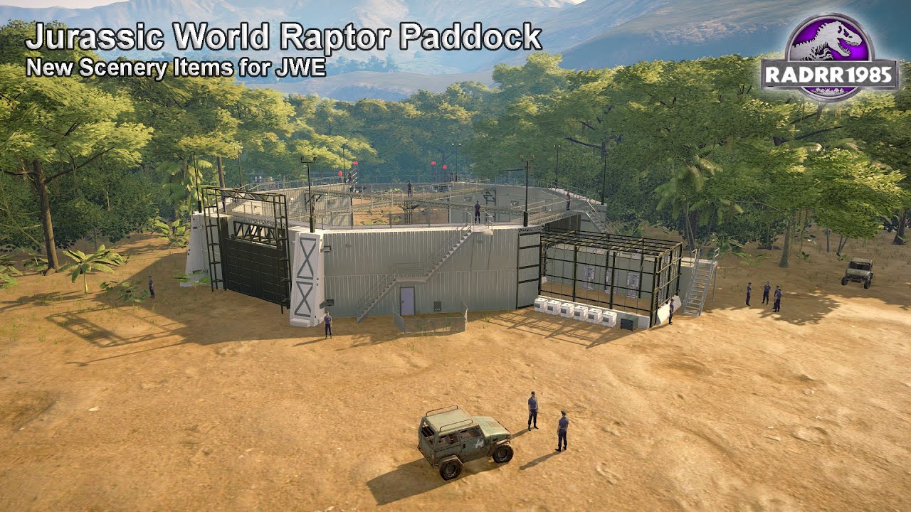 Jurassic World Raptor Paddock for Jurassic World Evolution 1 New ...