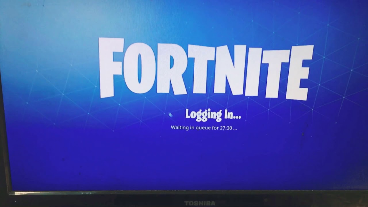 Fortnite waiting in queue (help) - YouTube