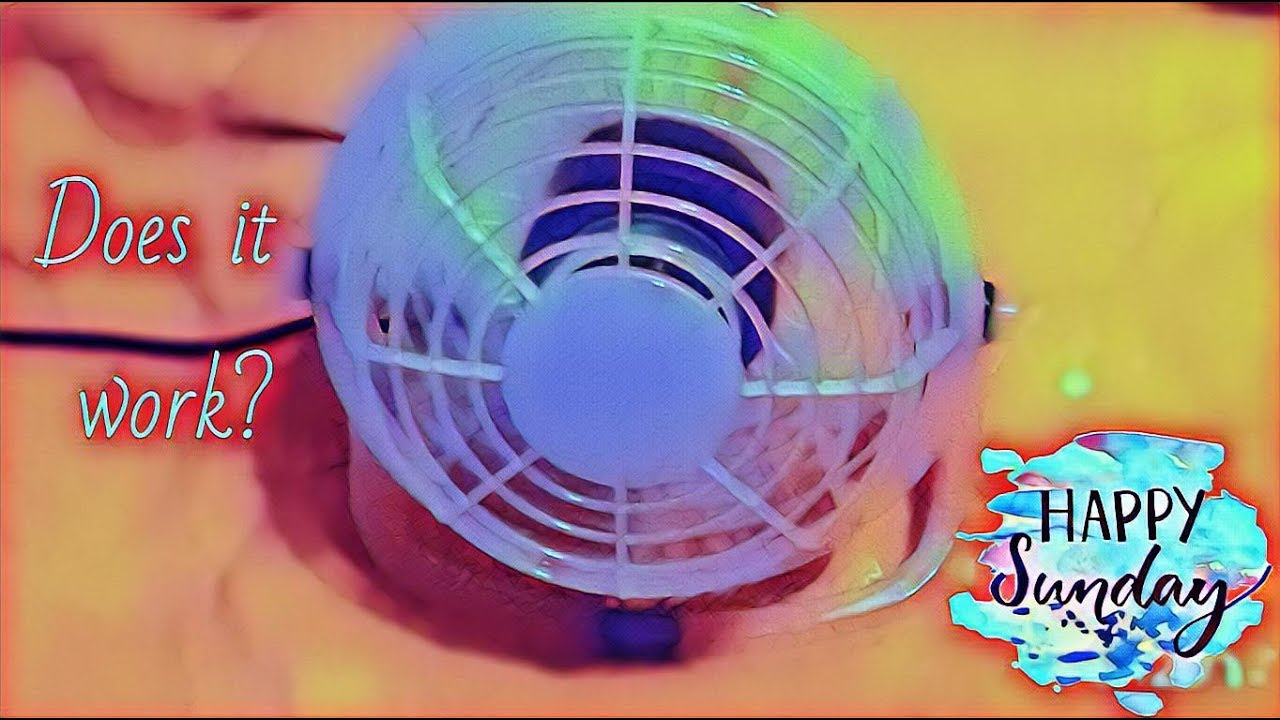 USB FAN REVIEW AND 5 BELOW HAUL - YouTube