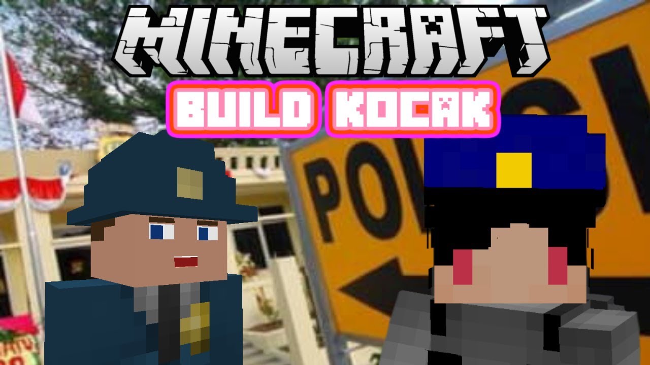 Minecraft Indonesia - Build Kocak (40) - Kantor Polisi! - YouTube