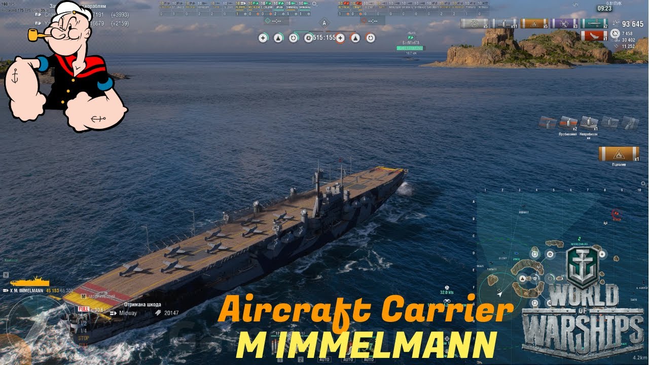 World of Warships | Battleship | Random Fights | Aircraft Carrier M ...