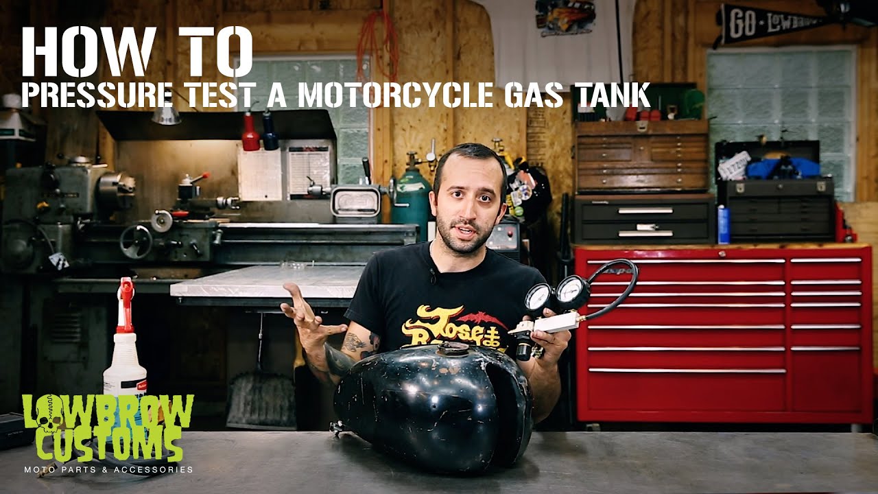 How To Pressure Test A Motorcycle Gas Tank - YouTube