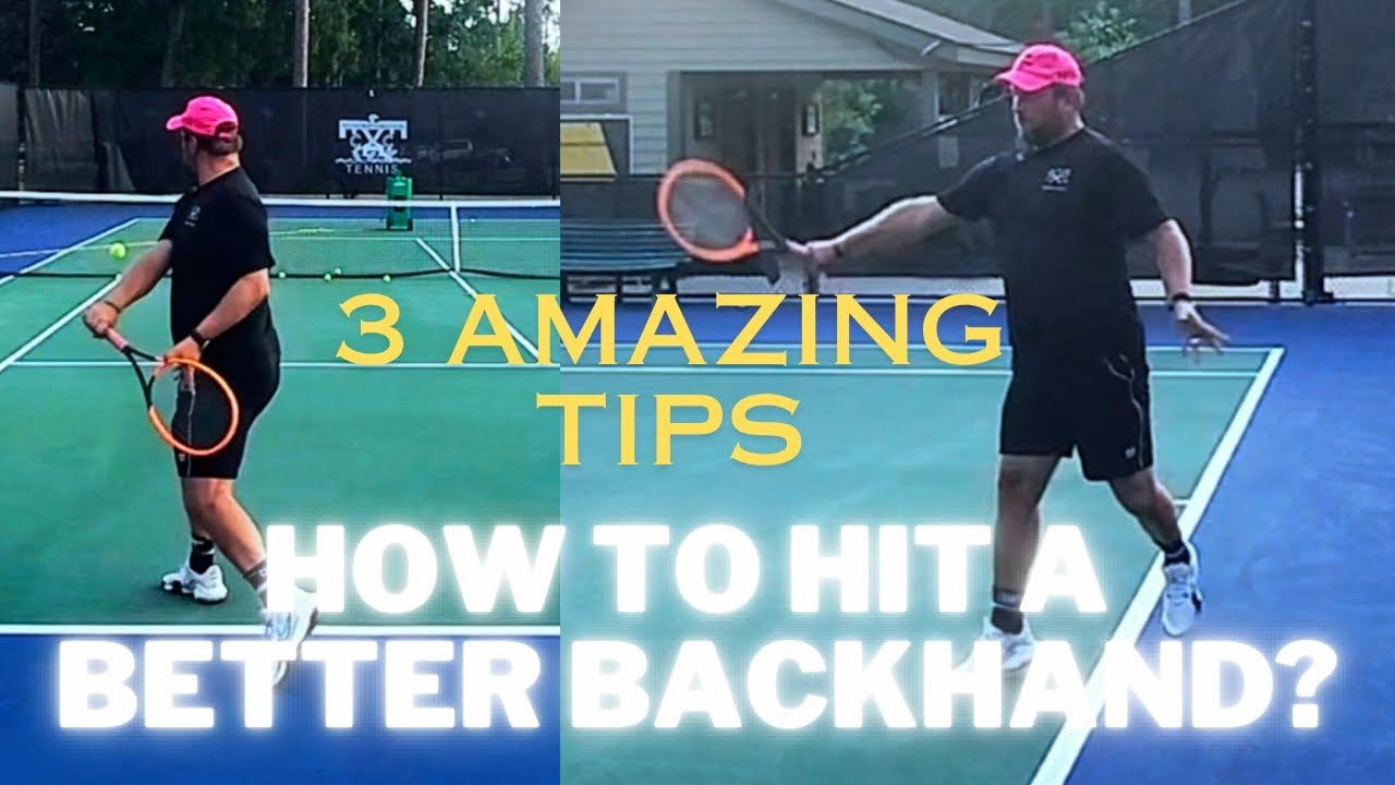 How to hit a better backhand - Tennis Tips - YouTube