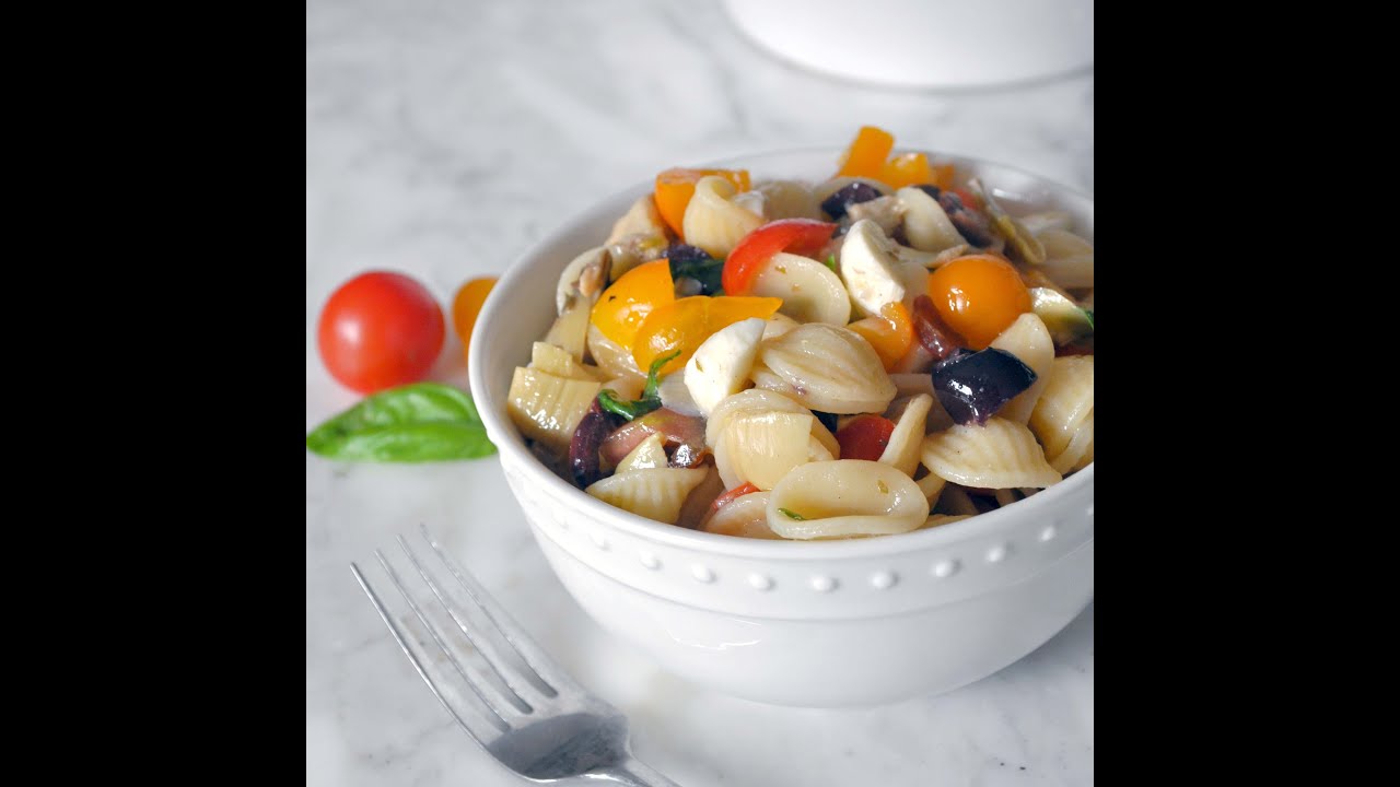 Mediterranean Pasta Salad by Cooking with Manuela - YouTube