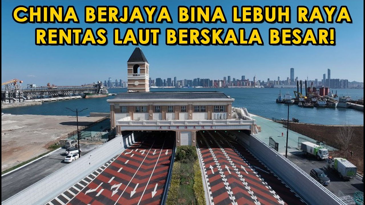 CHINA BUKA TEROWONG JALAN RENTAS LAUT PERTAMA DI DUNIA! # 390 # ...