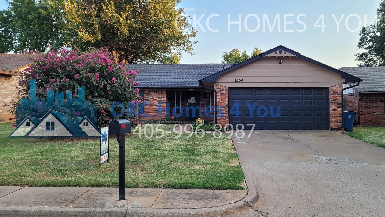 1504 Apollo Rd. - 3 Bed, 2 bath in Edmond. - YouTube